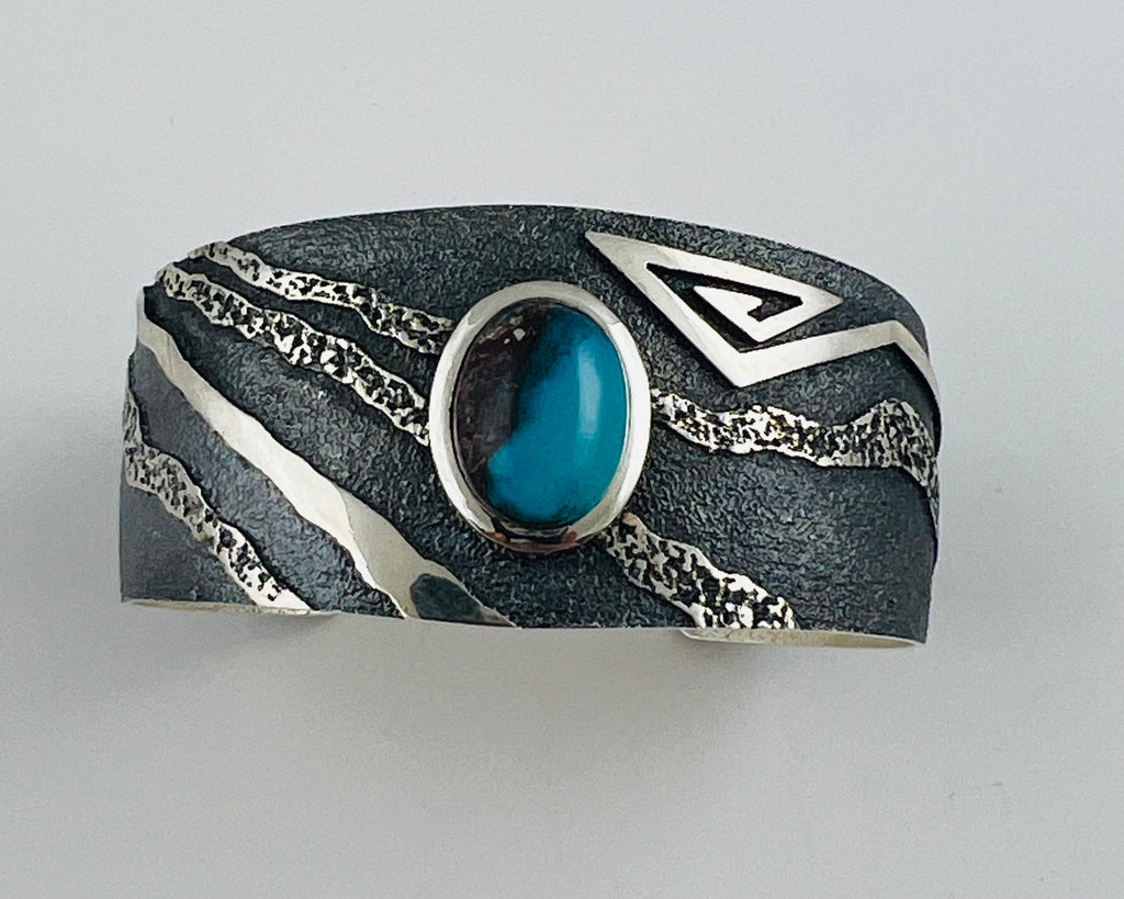 SOLD Ric Charlie Sterling Silver Bracelet With Bisbee – Ric Charlie Jewelry