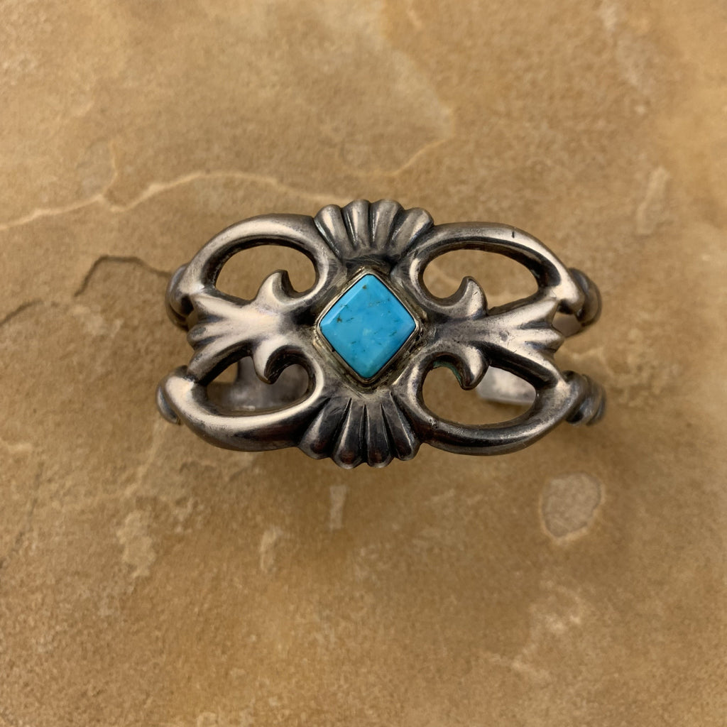 Vintage Sand Cast Turquoise Bracelet – Ric Charlie Jewelry